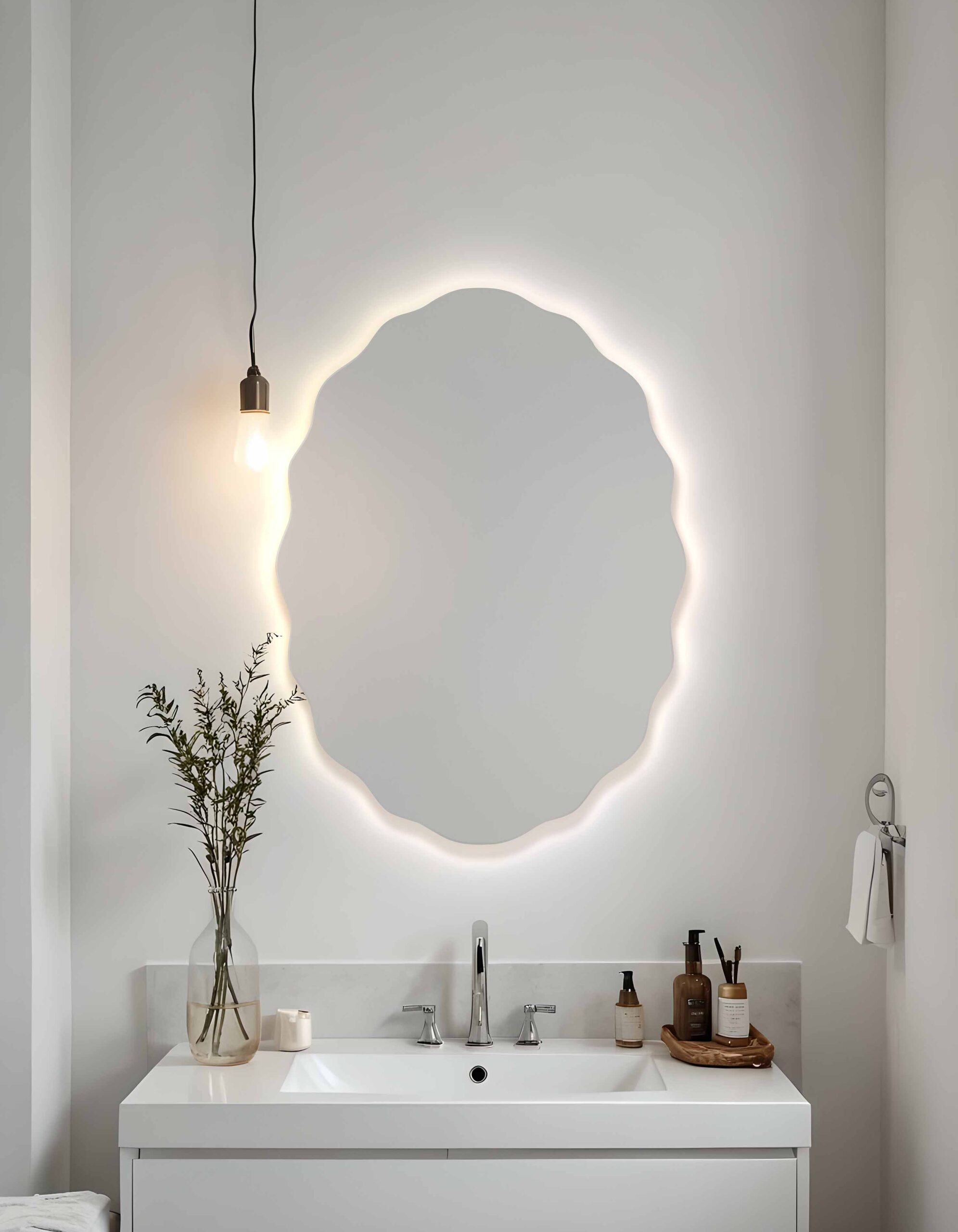 Lustra fala - Lustro w ramie